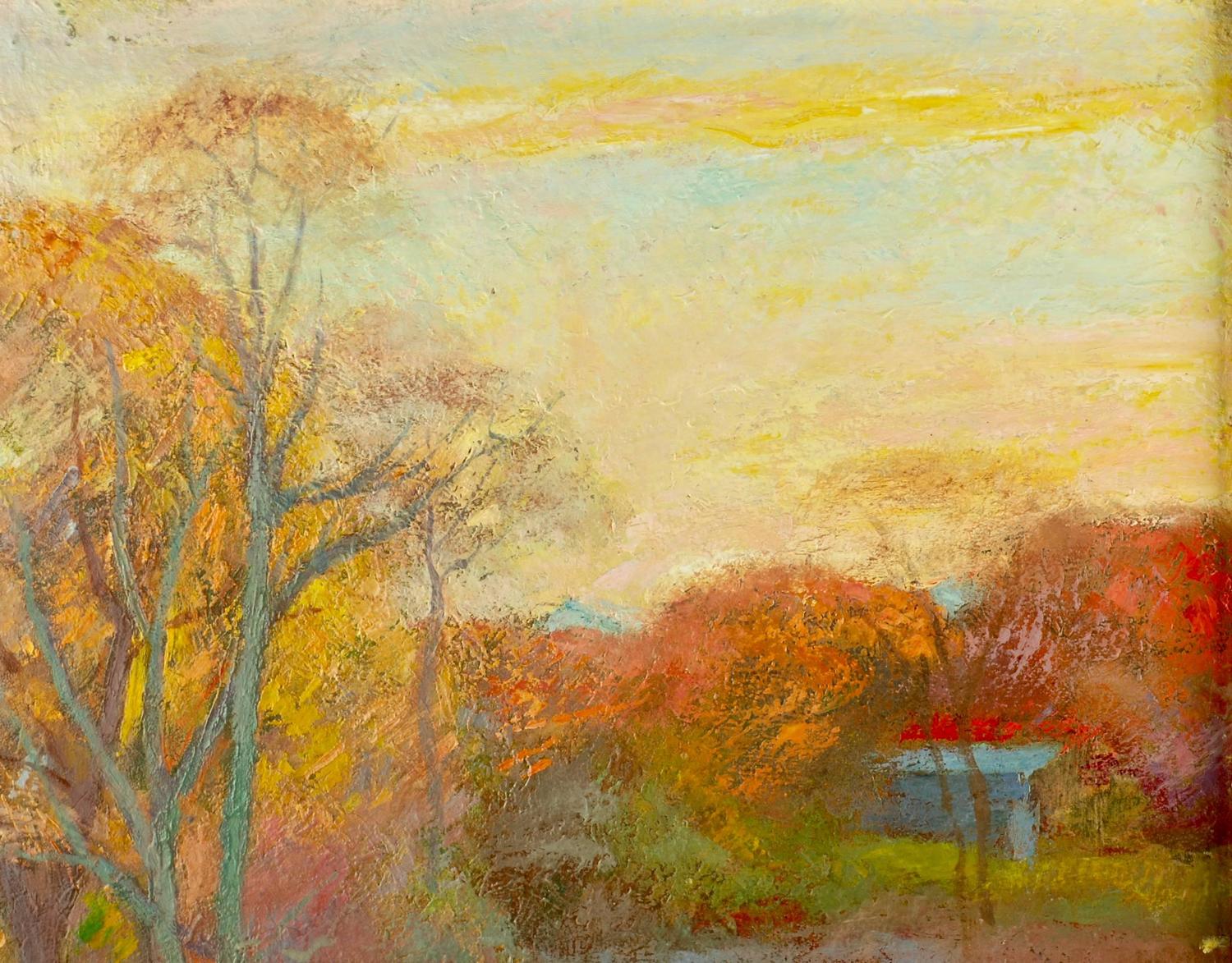Henry Hensche Fall Landscape For Sale at 1stdibs