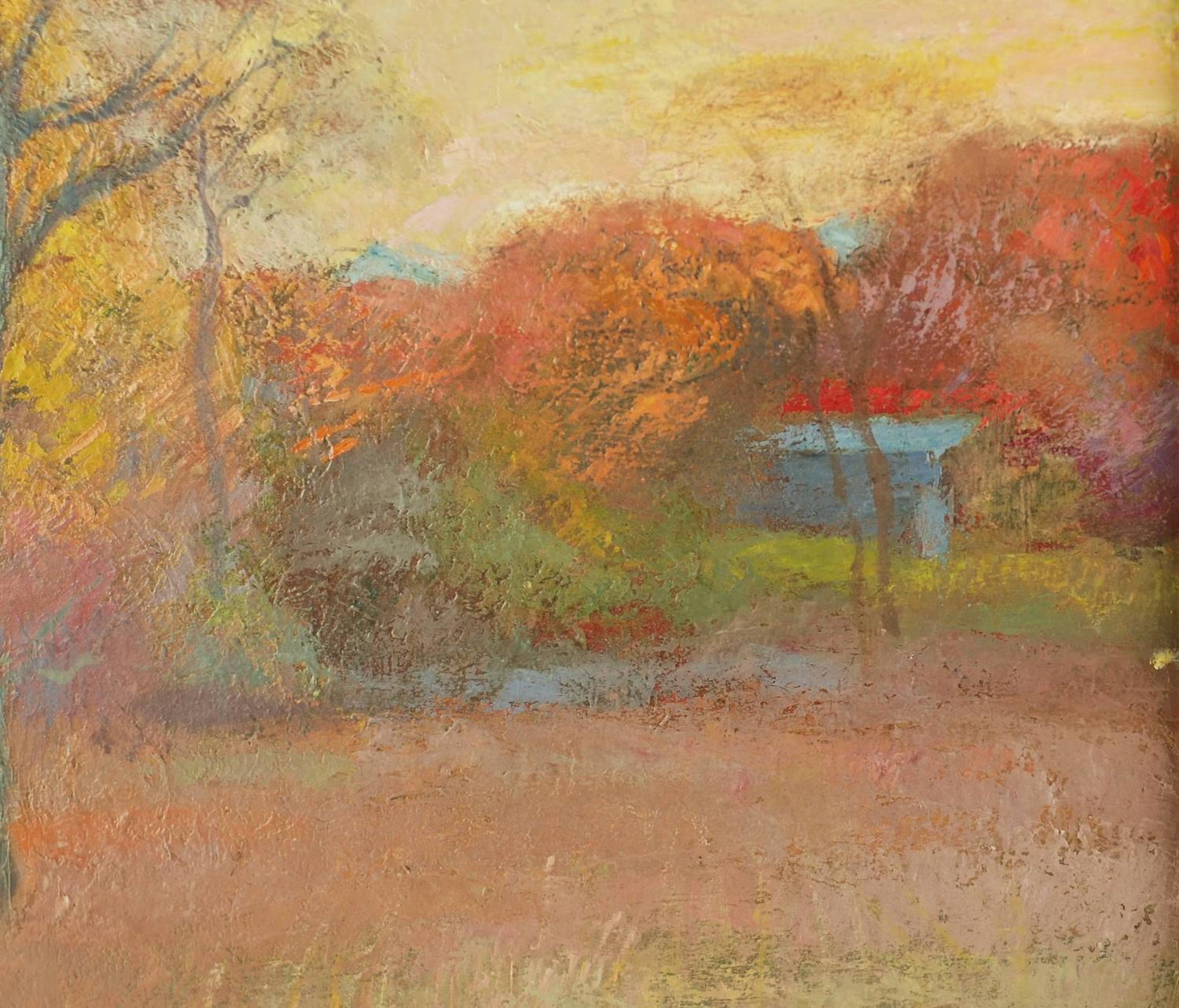 Henry Hensche Fall Landscape For Sale at 1stdibs