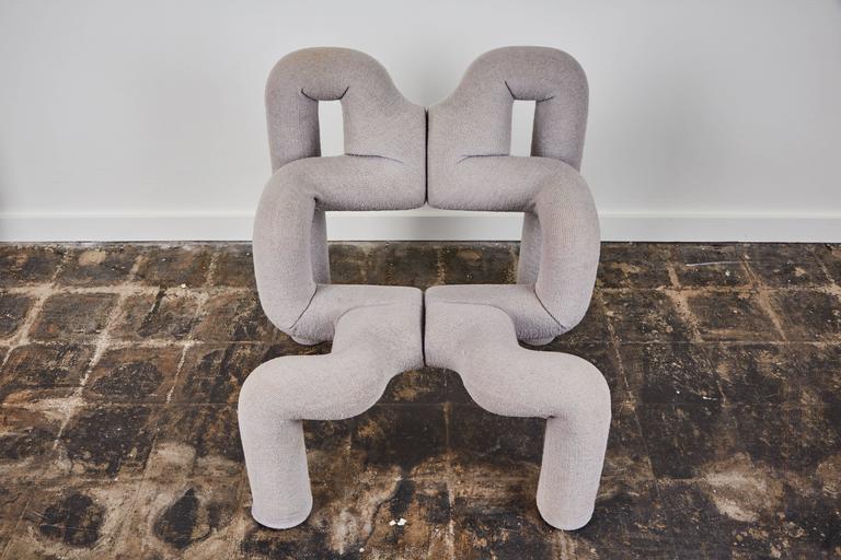 Pair of "Ekstrem" Lounge Chairs by Terje Ekstrom at 1stDibs