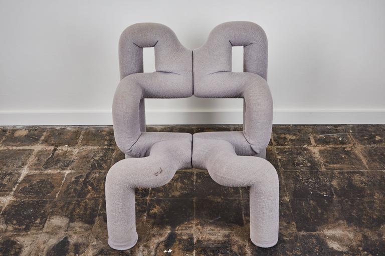 Pair of "Ekstrem" Lounge Chairs by Terje Ekstrom at 1stDibs