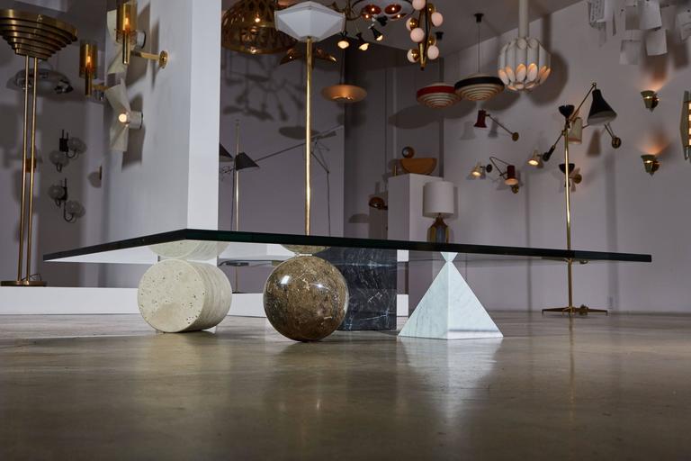 Marble "Metaphora" Coffee Table by Massimo and Leila Vignelli at 1stDibs