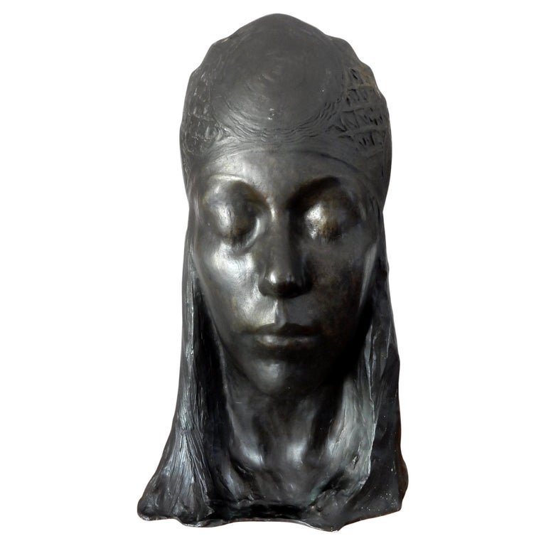 Roman Bronze Works, Salvatore Cartaino Scarpitta, Bust of Cora Timken ...