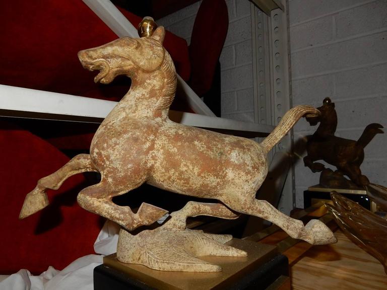 Chinese Bronze Flying Horse of Gansu Coffee Table, French, Maison ...