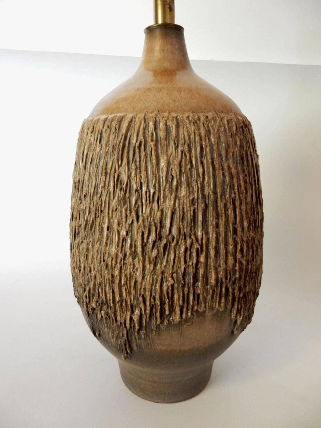 Mid-Century Modern Lee Rosen for Design Technics Art Pottery Lamp For ...