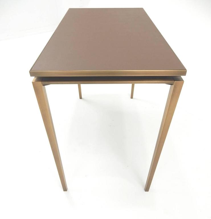 Vintage Bronze and Leather Letter Desk for Cartier of Paris at 1stDibs ...