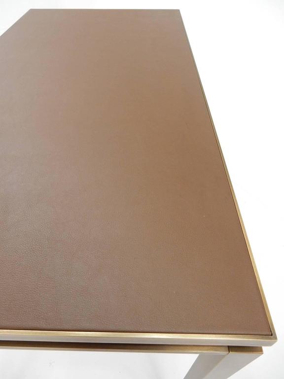 Vintage Bronze and Leather Letter Desk for Cartier of Paris at 1stDibs ...