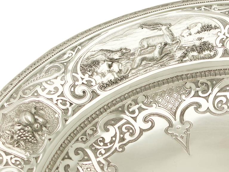 Antique Victorian Scottish Sterling Silver Tazza at 1stDibs