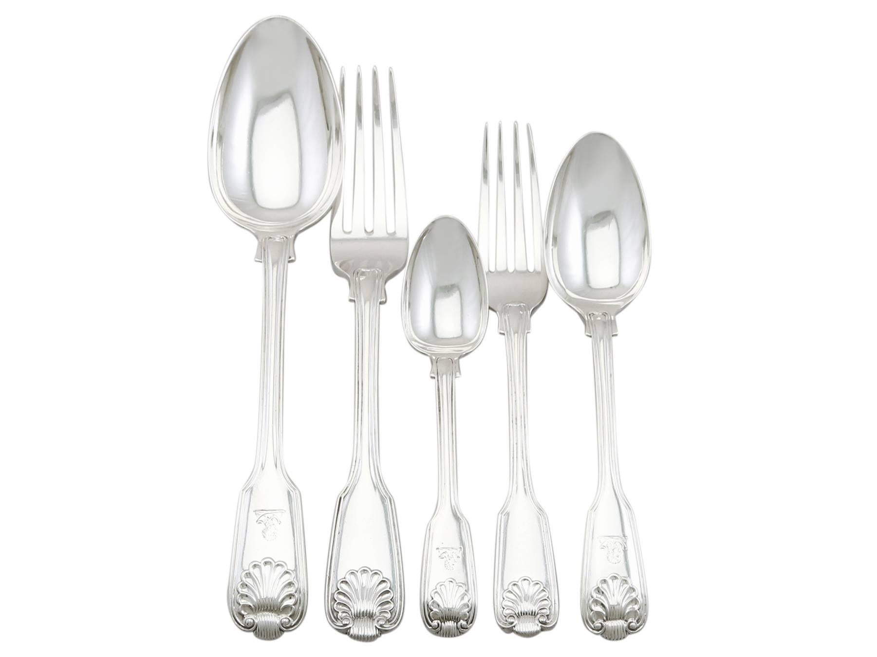Sterling Silver Canteen of Cutlery for 18 Persons by William Eaton at ...