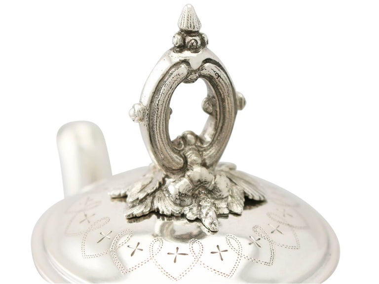 Antique 1900s German Silver Coffee Pot at 1stDibs