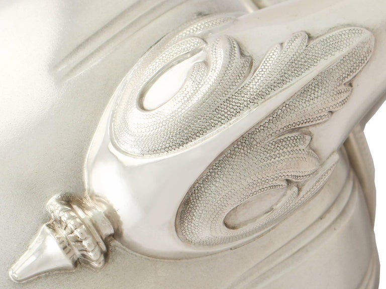 Antique 1900s German Silver Coffee Pot at 1stDibs