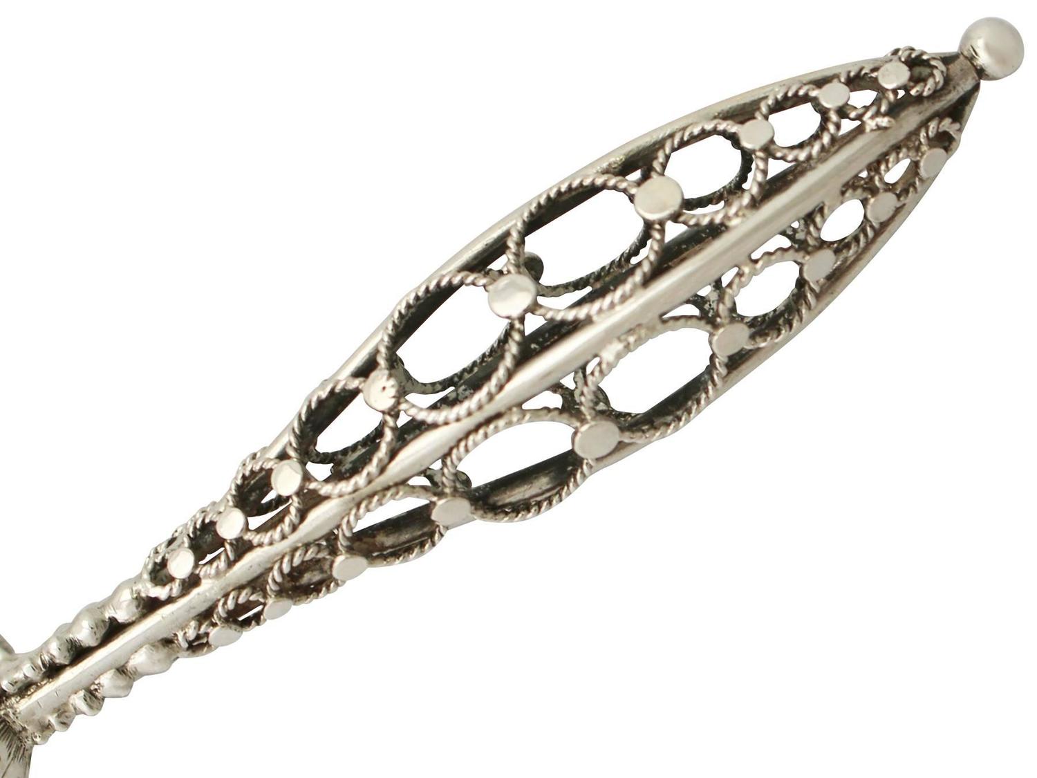 Sterling Silver Posy Holder, Antique Victorian For Sale at 1stdibs