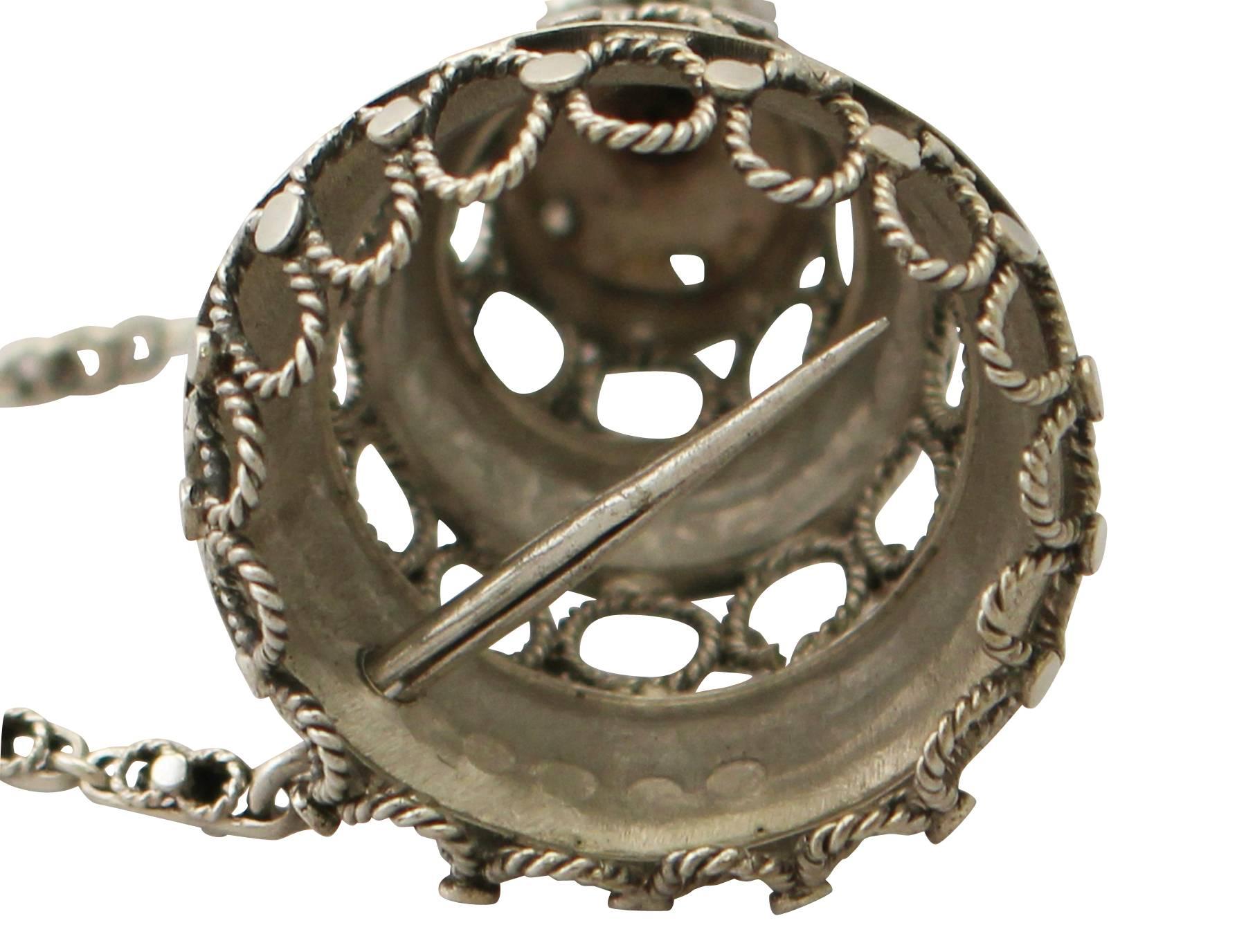 Sterling Silver Posy Holder, Antique Victorian at 1stDibs