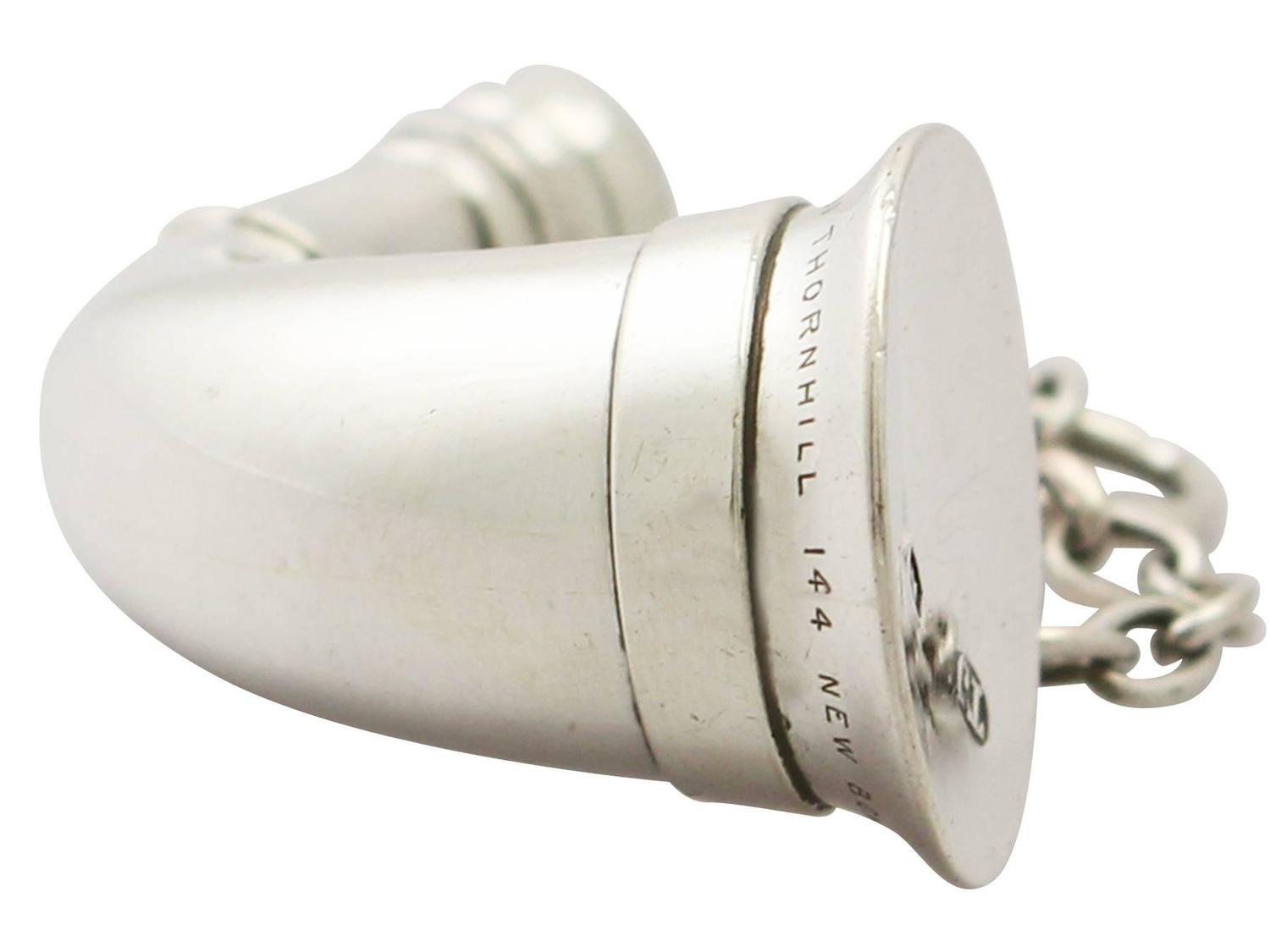 Sterling Silver Whistle, Antique Victorian For Sale at 1stdibs