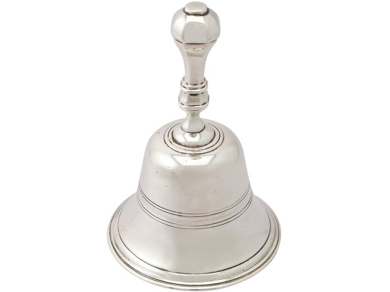 Sterling Silver Table Bell, Antique Victorian at 1stDibs