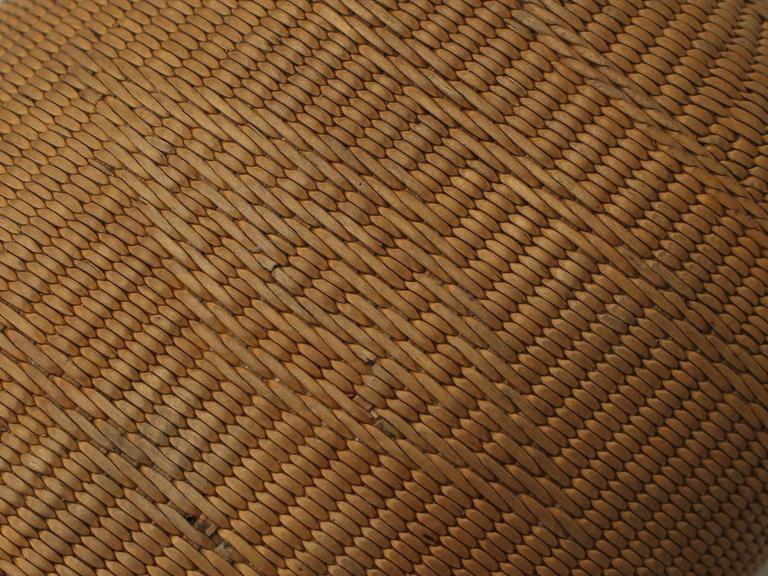 Newcastle Sterling Silver, Glass and Wicker Hip Flask by Isaac Cookson ...