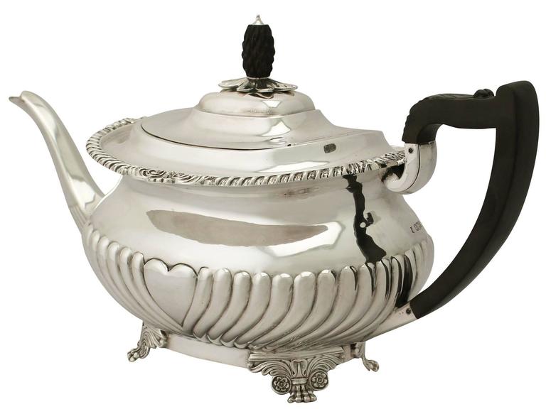 Sterling Silver Teapot, Antique Victorian at 1stDibs