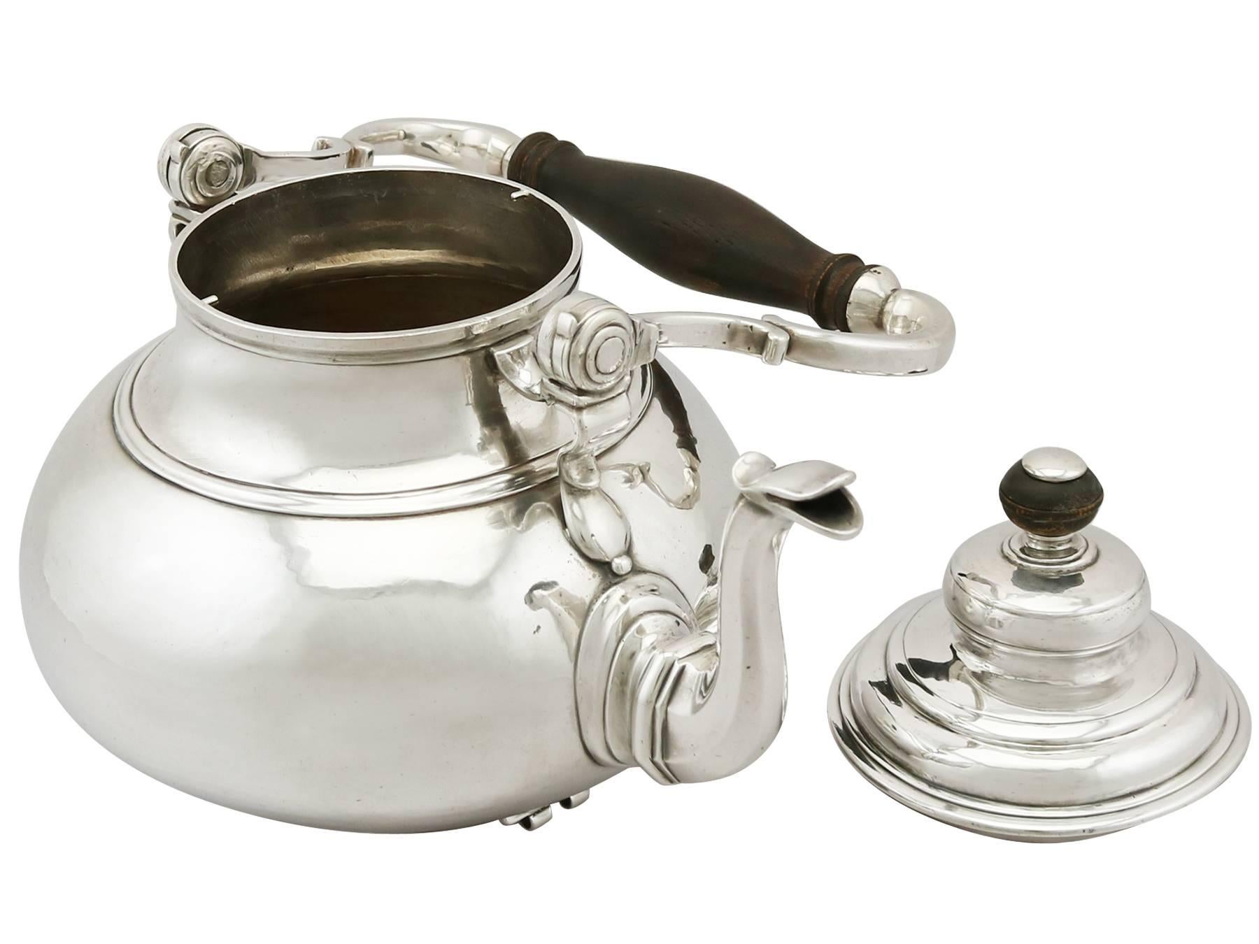 Antique Britannia Standard Silver Spirit Kettle at 1stDibs