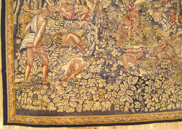 Antique 19th Century French Fox Hunt Tapestry {from Ralph Lauren window ...