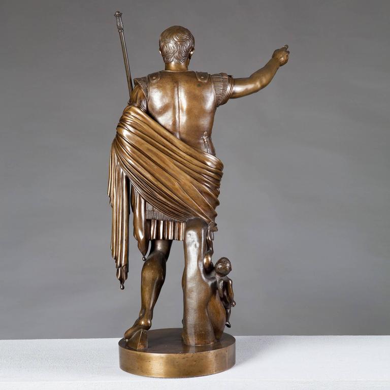 Bronze Sculpture of Augustus Roman Emperor by Boschetti For Sale at ...