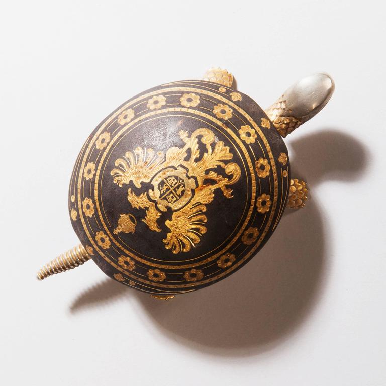 Tortoise Table Bell After Works by Teodoro Ybarzabal and Placido ...