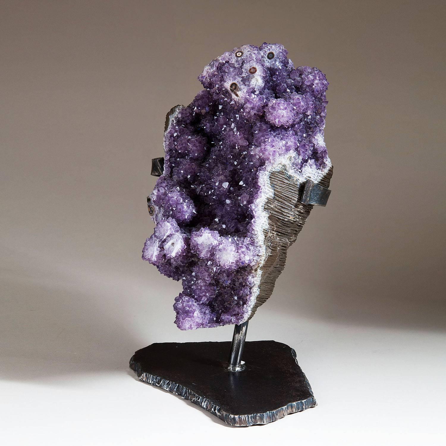 Mounted Amethyst Geode For Sale at 1stDibs | geode for sale