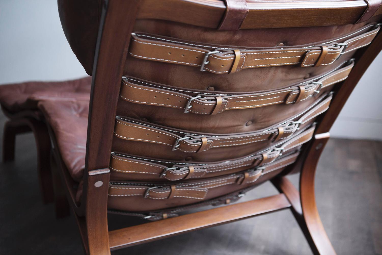 Arne Norell "Skandi" Lounge Chair with Ottoman For Sale at 1stdibs