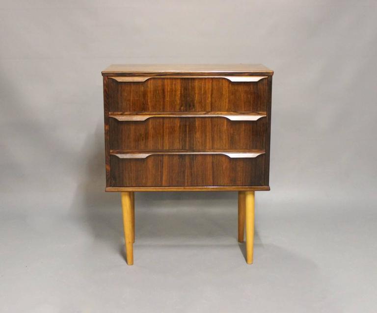 Small Chest of Drawers in Rosewood by "Trekanten", Danish Design, 1960s ...