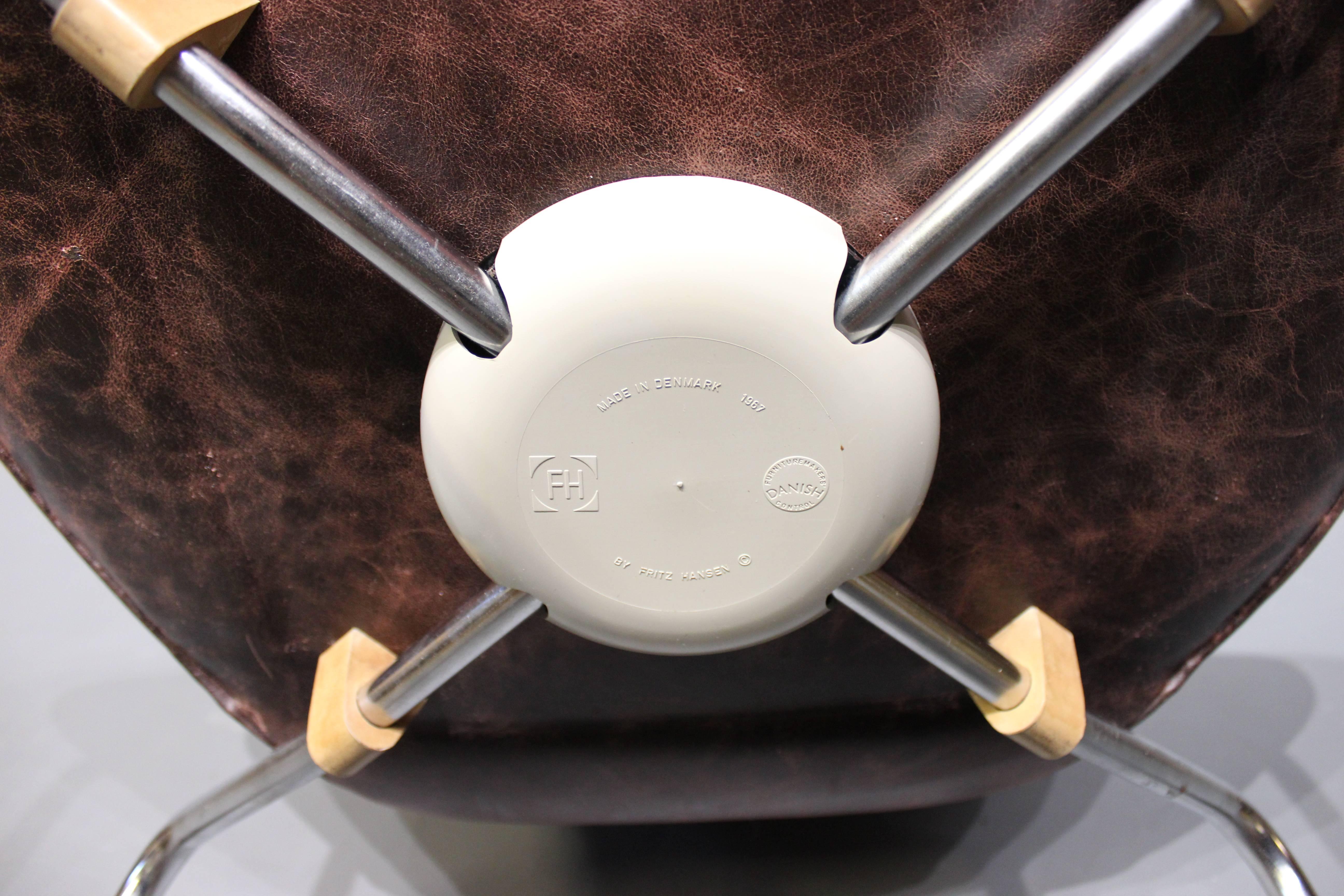 "Seven" Chair, Model 3107 by Arne Jacobsen and Fritz Hansen, 1967 For ...