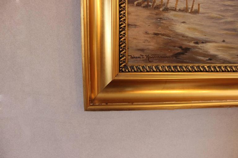 Painting by Marine Painter Johan Neumann, circa 1910 at 1stDibs