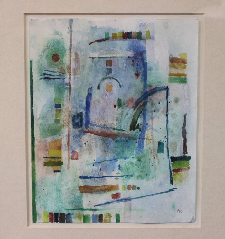 Watercolour in Beautiful Colours by Annette Olsen, 1994 For Sale at 1stDibs