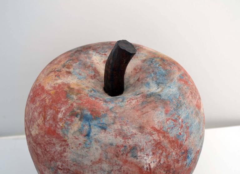 Large Raku Pottery Apple at 1stDibs | apple pottery, raku pottery for sale