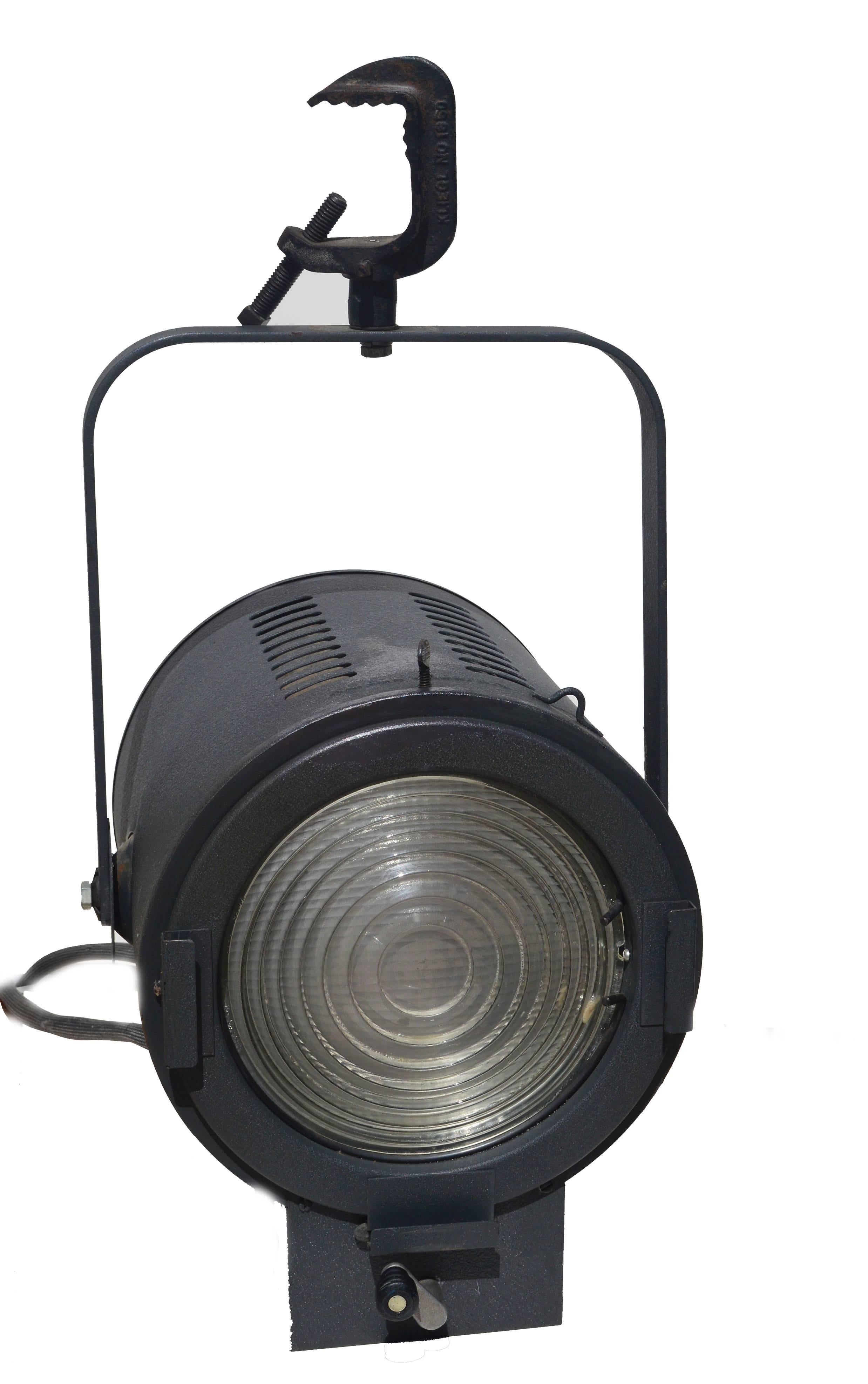 Pair of Vintage Kliegl Bros. Shop No. 22 New York Fresnel Spot Light at ...