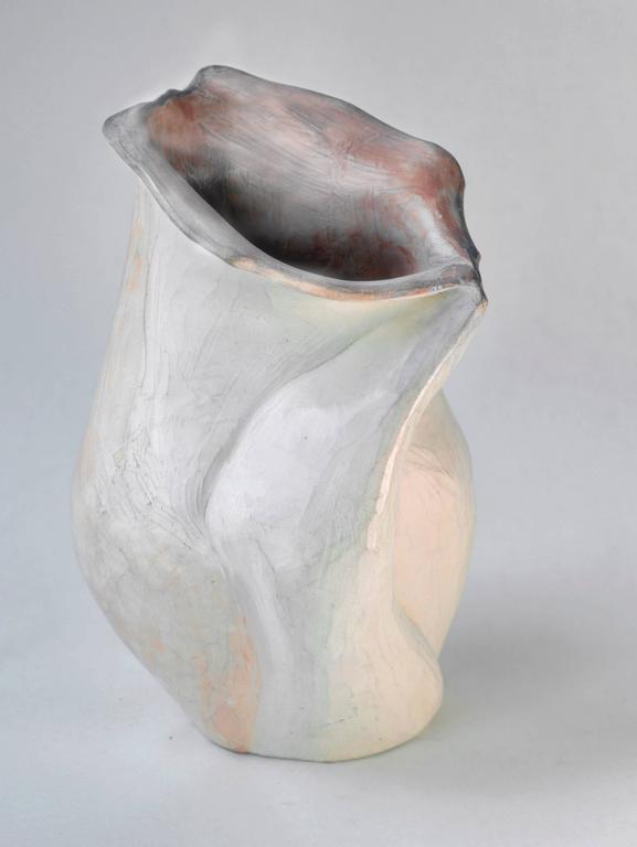 Early 1940s Abstract Pottery Vase #1 After George OHR For Sale at 1stDibs