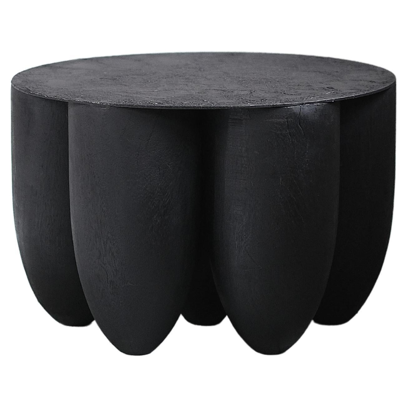 Senufo Coffee Table in Iroko Wood by Arno Declercq For Sale at 1stDibs
