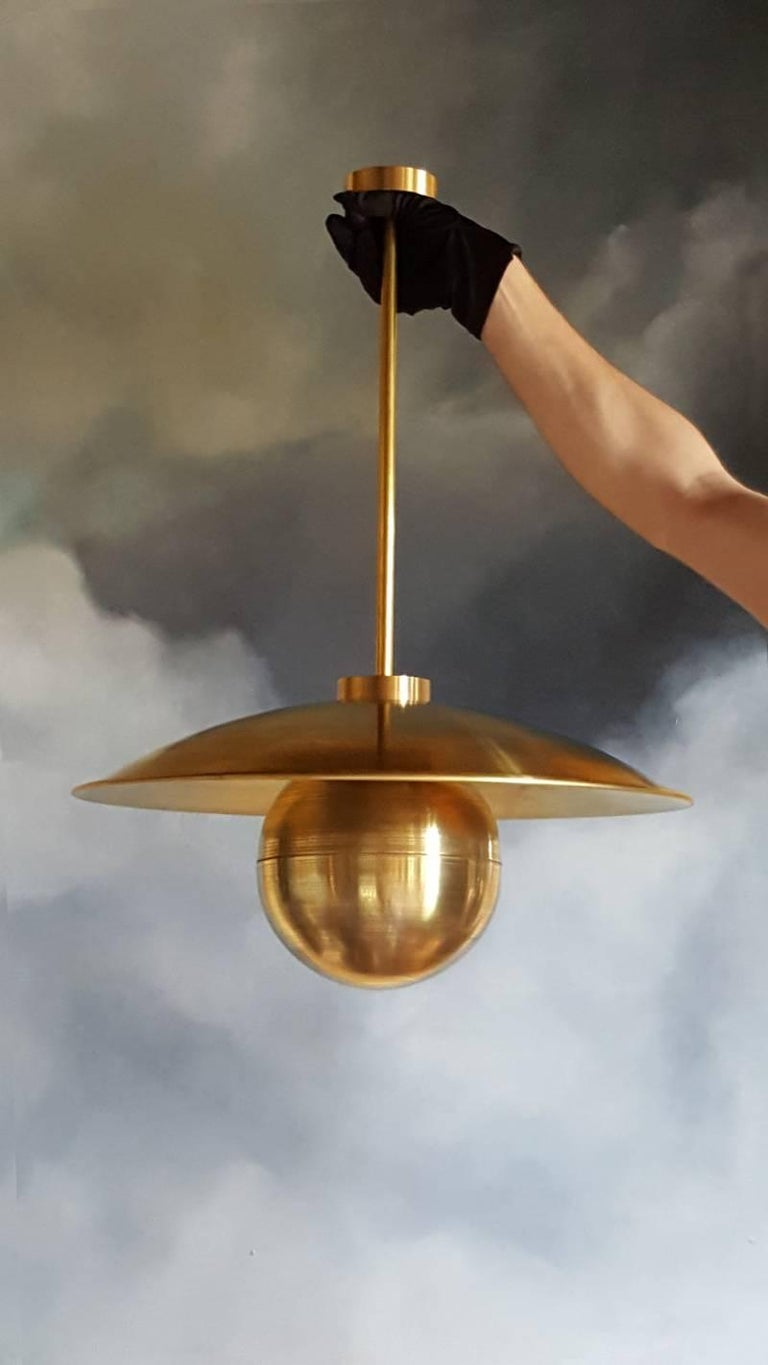 Metropolis Brass Suspension, Jan Garncarek at 1stDibs | brass metropolis