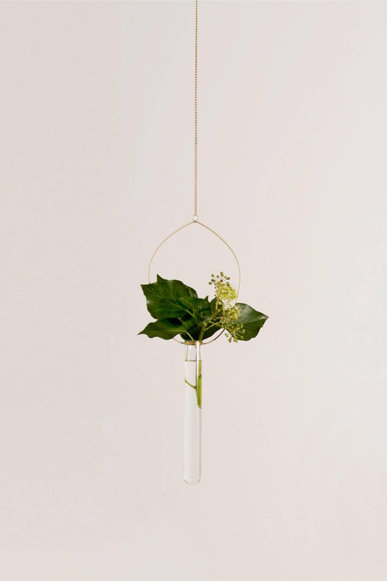 Eden Brass Floating Vase, Agustina Bottoni at 1stDibs