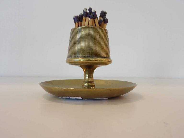 Vintage Brass Match Striker at 1stDibs