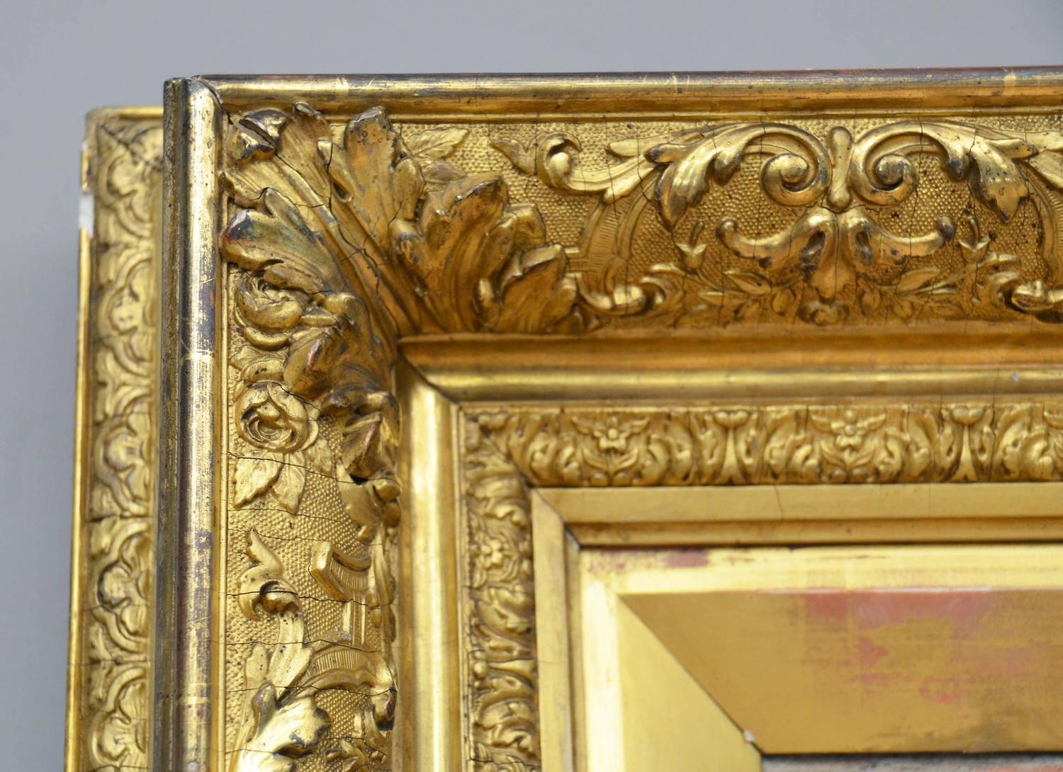 19th Century Oil on Canvas by Fritz Grebe For Sale at 1stdibs