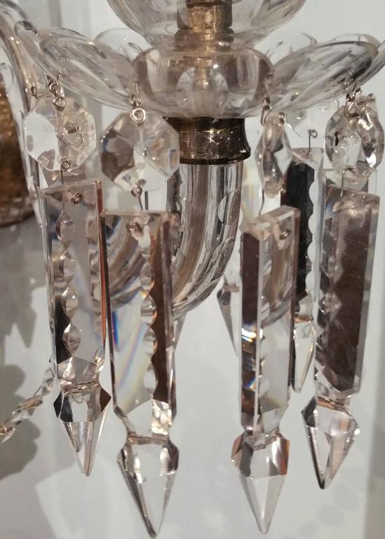 Pair of Crystal Scones in the Georgian Style For Sale at 1stDibs