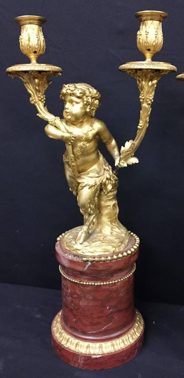 Clodion Style Candelabra, 19th Century For Sale at 1stDibs