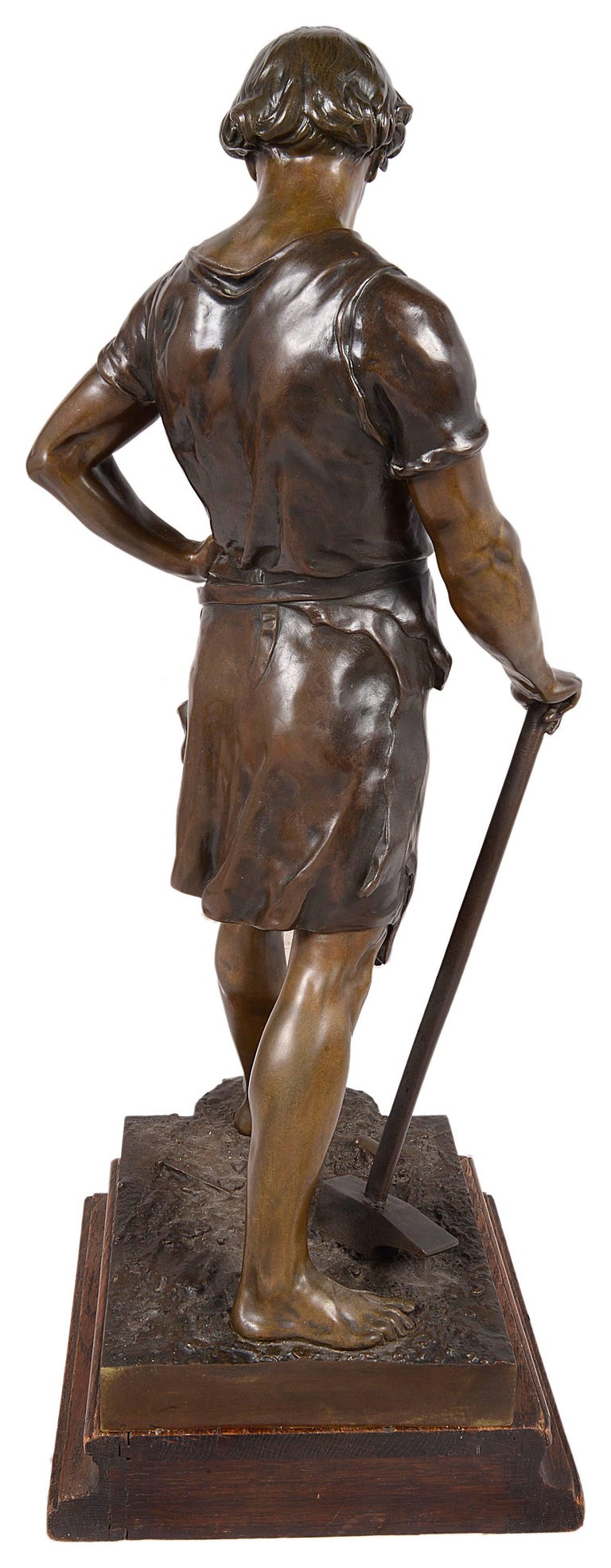 19th Century French Bronze Statue, Pax et Labor For Sale at 1stDibs