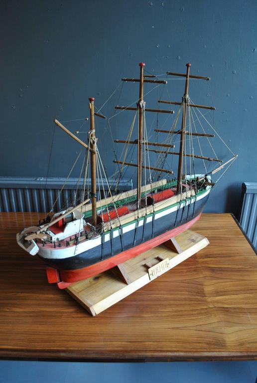 Large Scandinavian Scratch-Built Model Ship at 1stDibs | large model ...