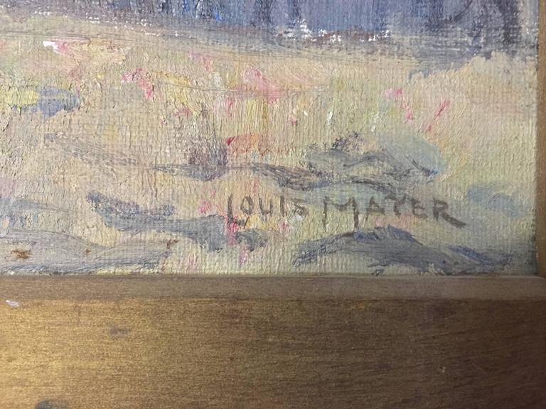 Louis Mayer Painting of Fishkill Mountain Hudson Valley, New York at ...