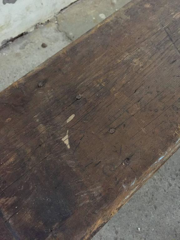 Massive Rustic and Primitive Hudson Valley, NY Grange Hall Bench at 1stDibs