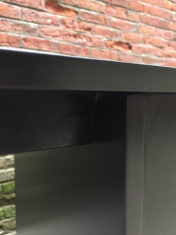 1950s Modern Berge Norman Associates Ebonized Desk at 1stDibs