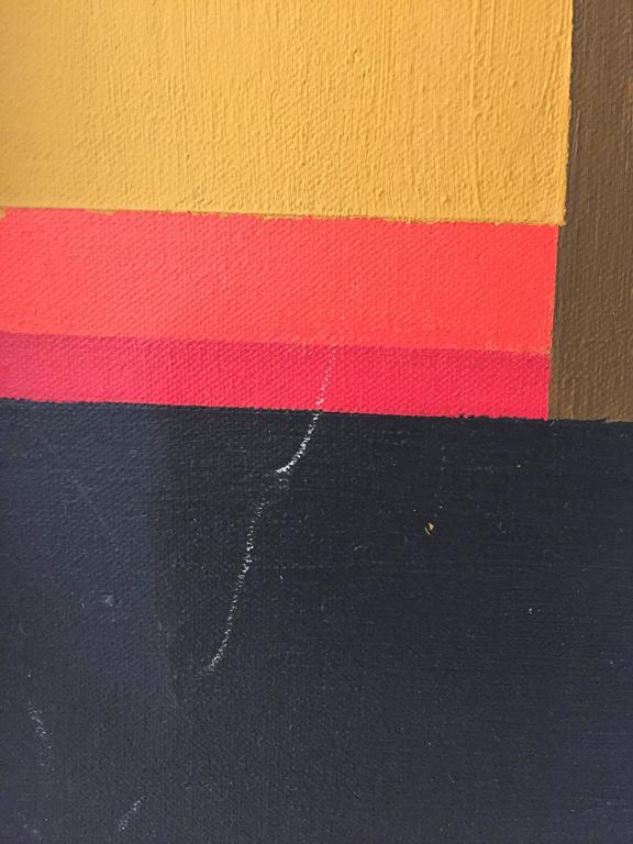 Eric Rosedale 1970s Hard Edge Door Painting at 1stDibs