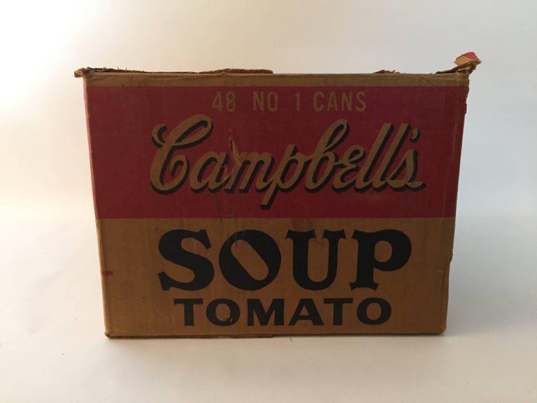 1950s Campbell's Tomato Soups Advertising Box For Sale at 1stDibs