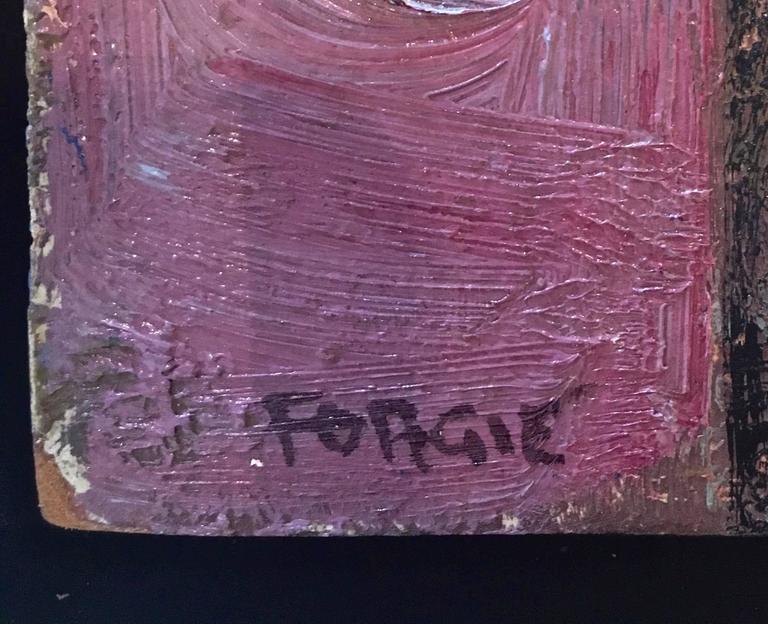 Modern Abstract Painting, Signed by Artist George Forgie at 1stDibs