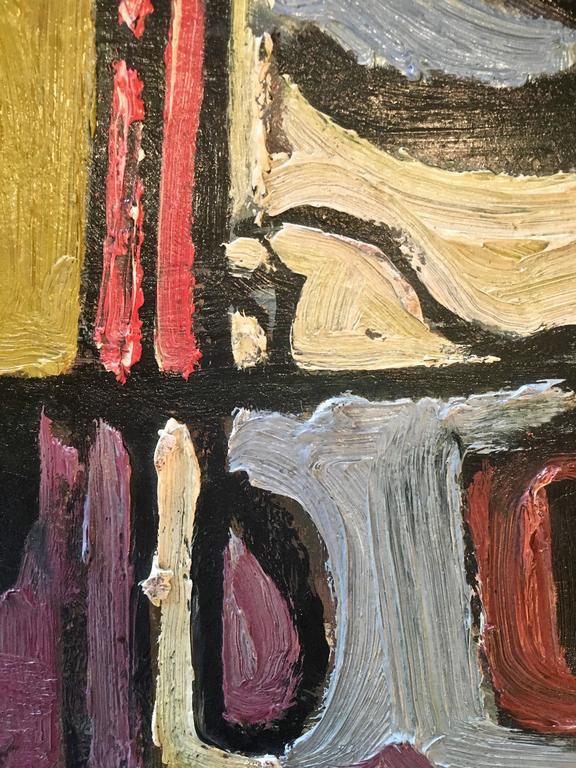 Modern Abstract Painting, Signed by Artist George Forgie at 1stDibs