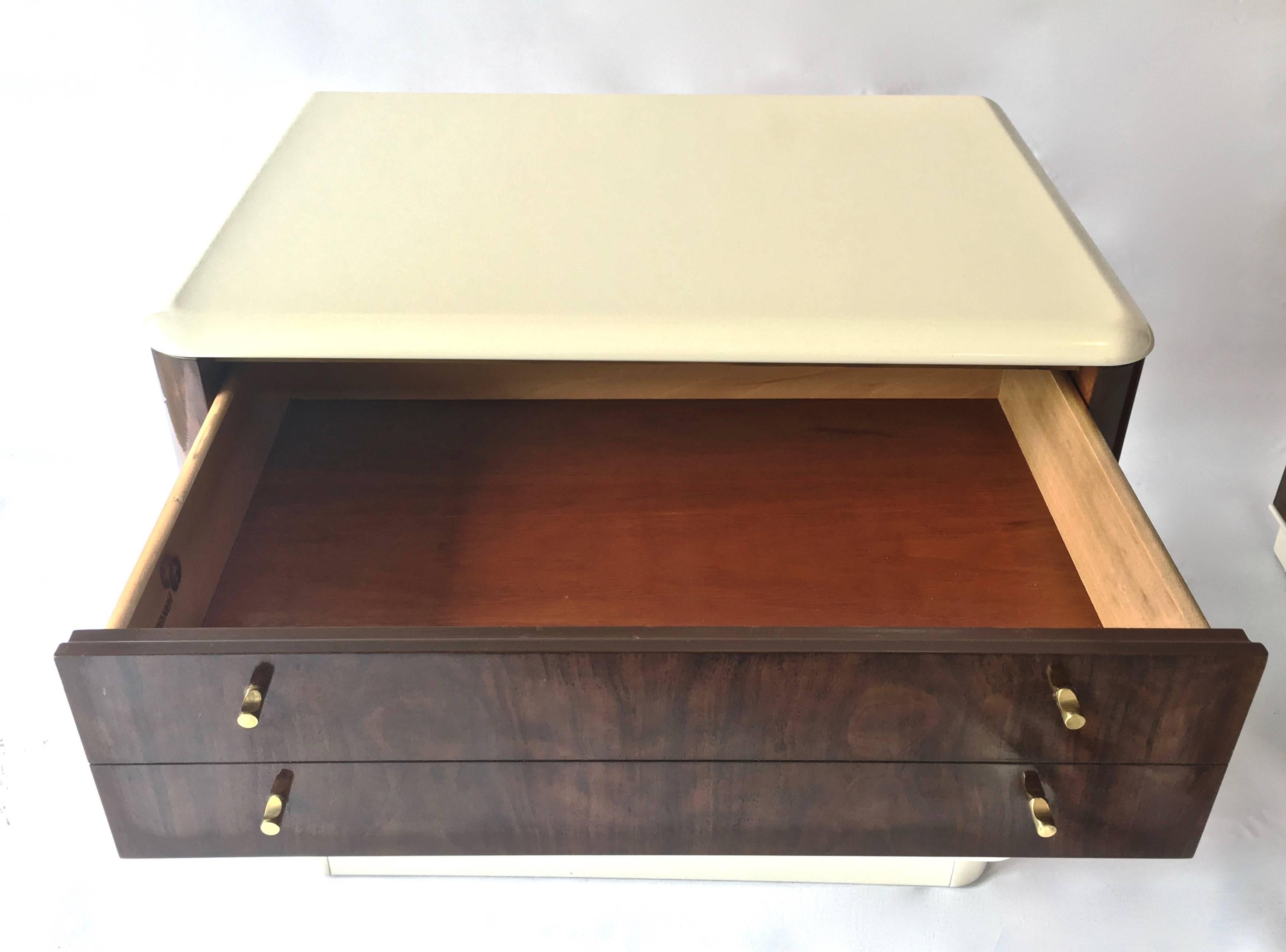 Mid-Century Pair of Drexel Nightstands or Chest at 1stDibs